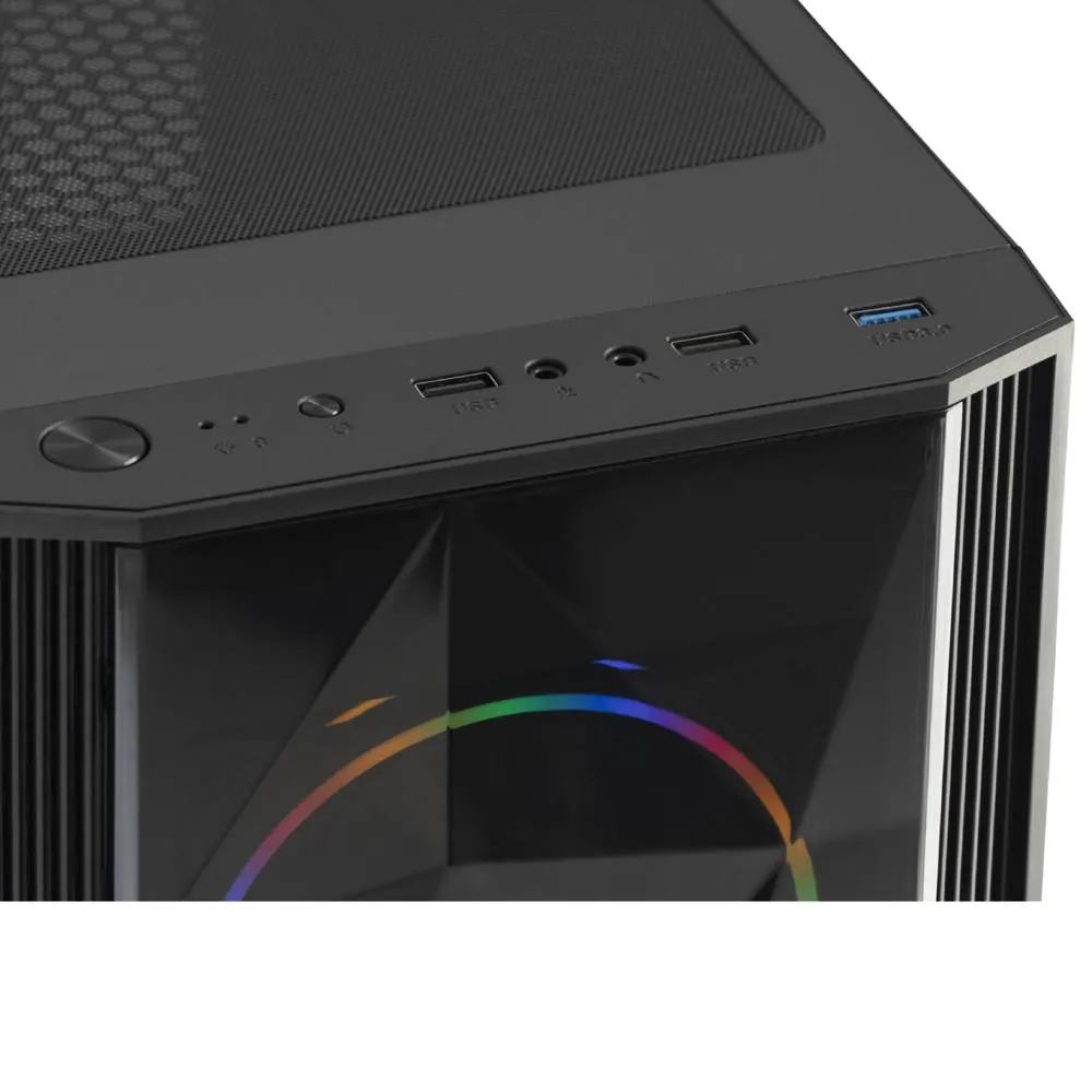 Kućište MS FIGHTER V315 midi tower ATX CM filter za prašinu 4x RGB vent ...