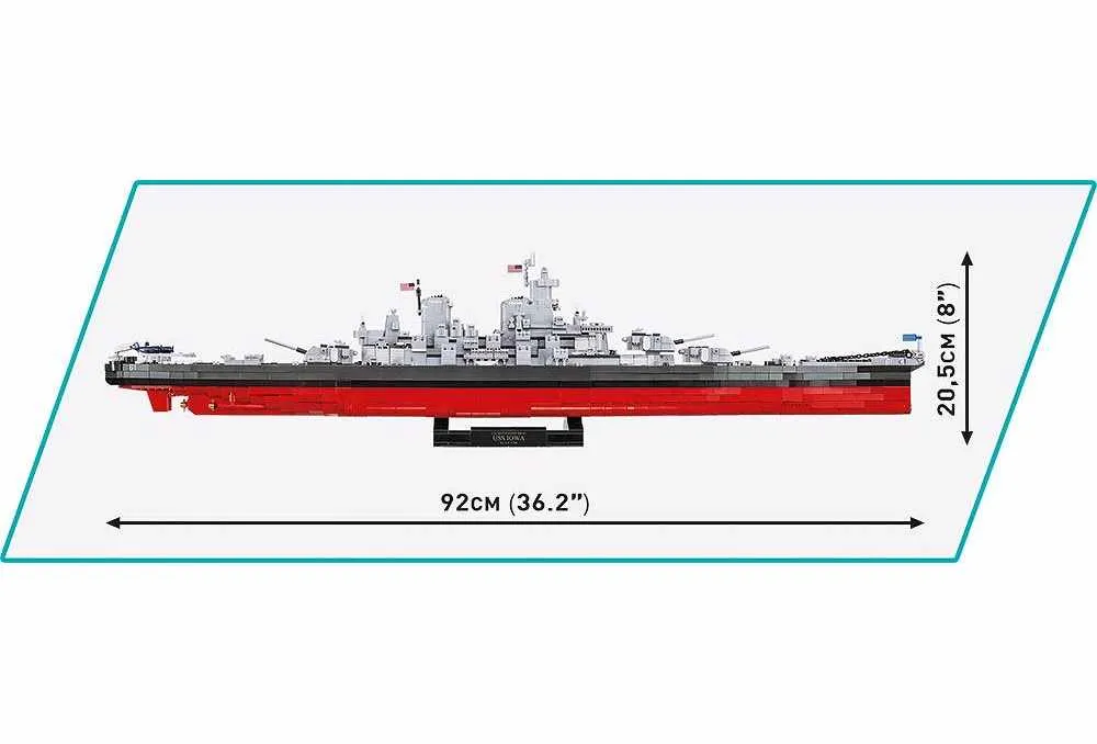 Set COBI kocke brod Iowa-Class Battleship (4in1) - Executive Edition ...