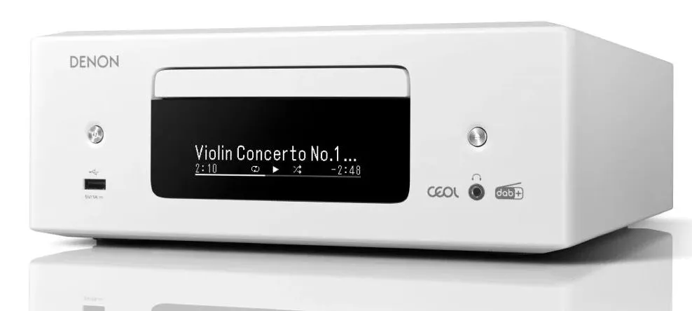 Mini stereo receiver DENON RCD-N12 CD player bijeli | Svijet-medija.hr