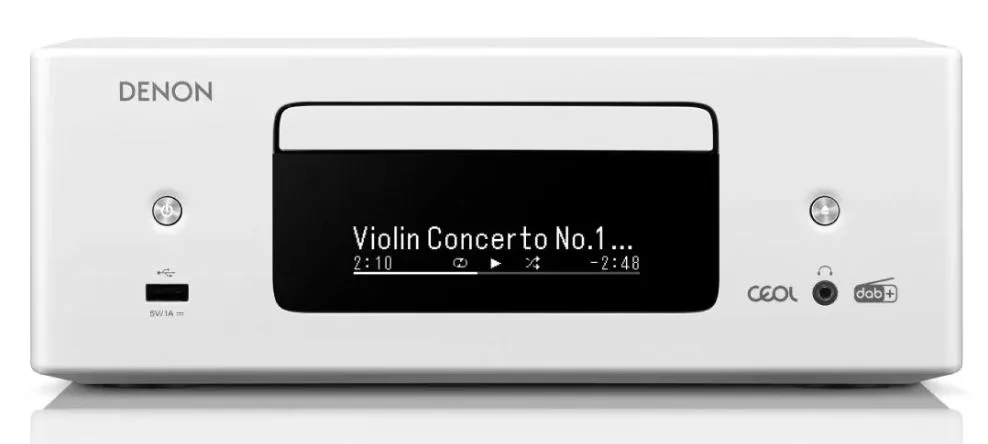 Mini stereo receiver DENON RCD-N12 CD player bijeli | Svijet-medija.hr