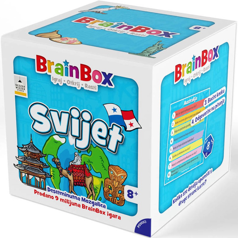 Edukativna društvena igra BrainBox Svijet | Svijet-medija.hr