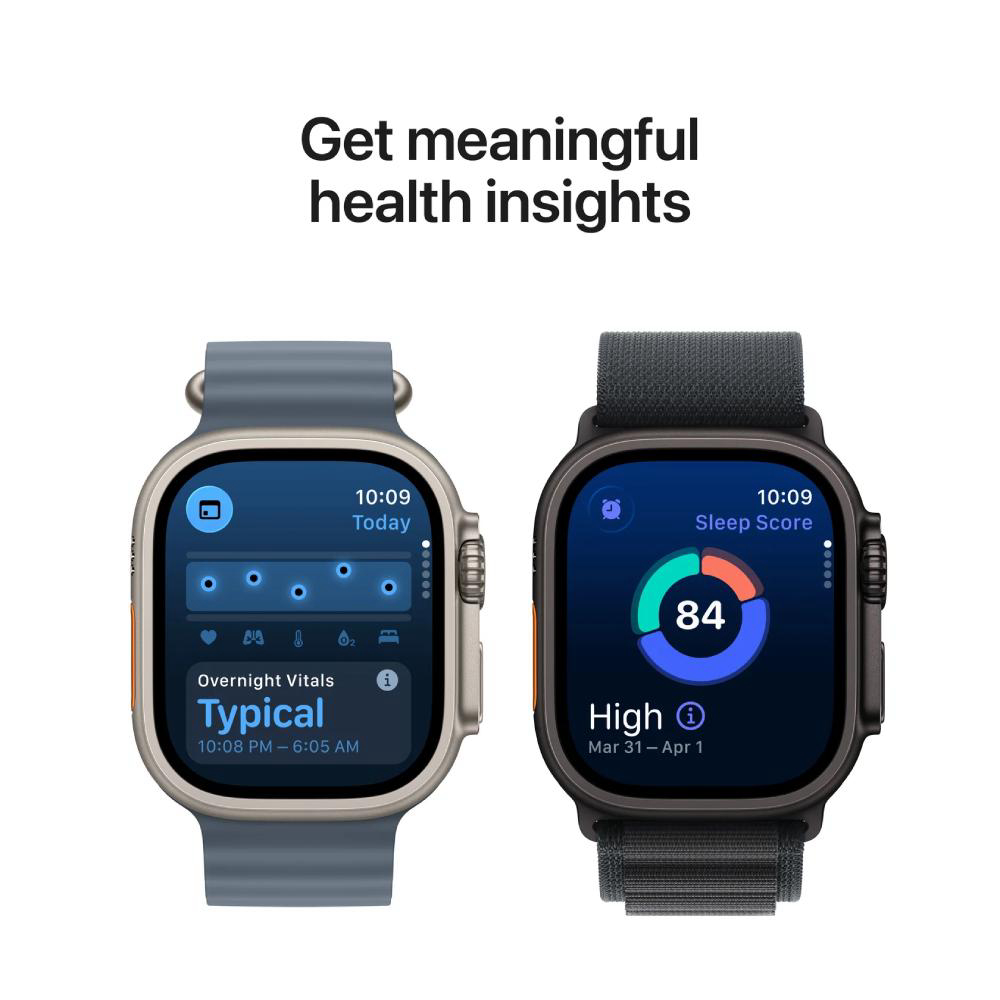 Pametni sat Apple Watch Ultra 3 Cellular 49mm Natural Titanium / Blue ...