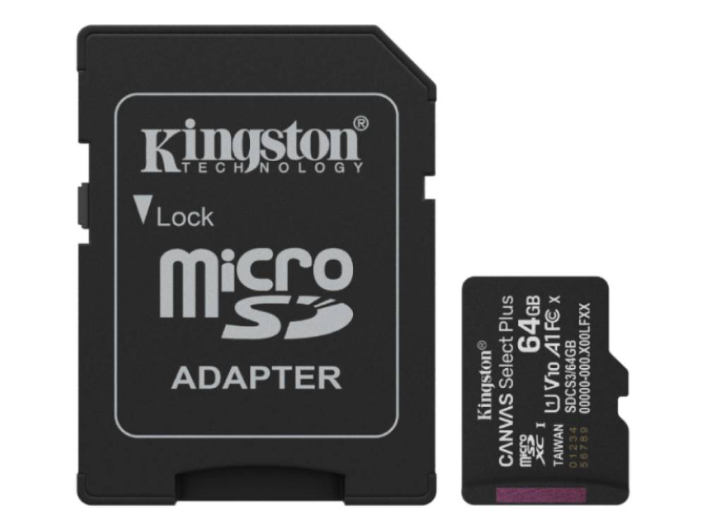 Memorijska kartica microSD 64GB Kingston Canvas Select Plus G3 SDCS3 ...