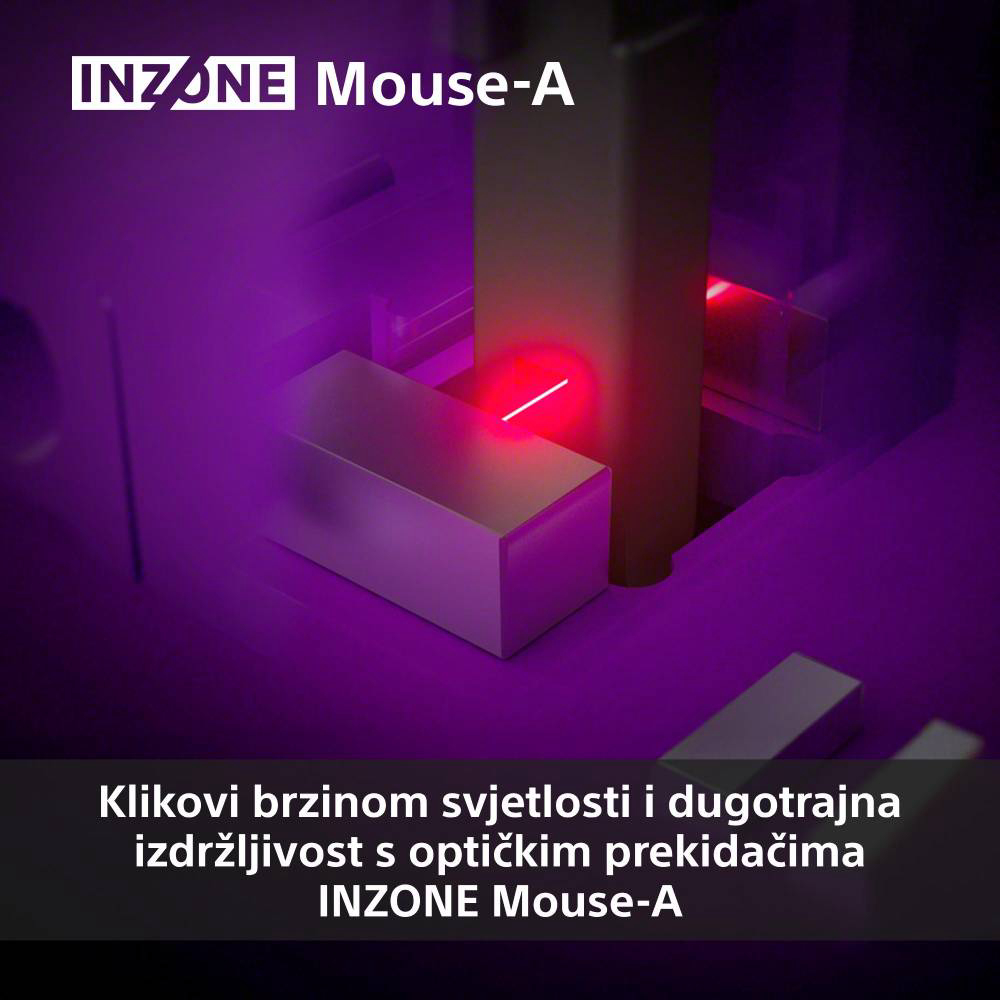 Miš SONY INZONE Mouse-A crni | Svijet-medija.hr