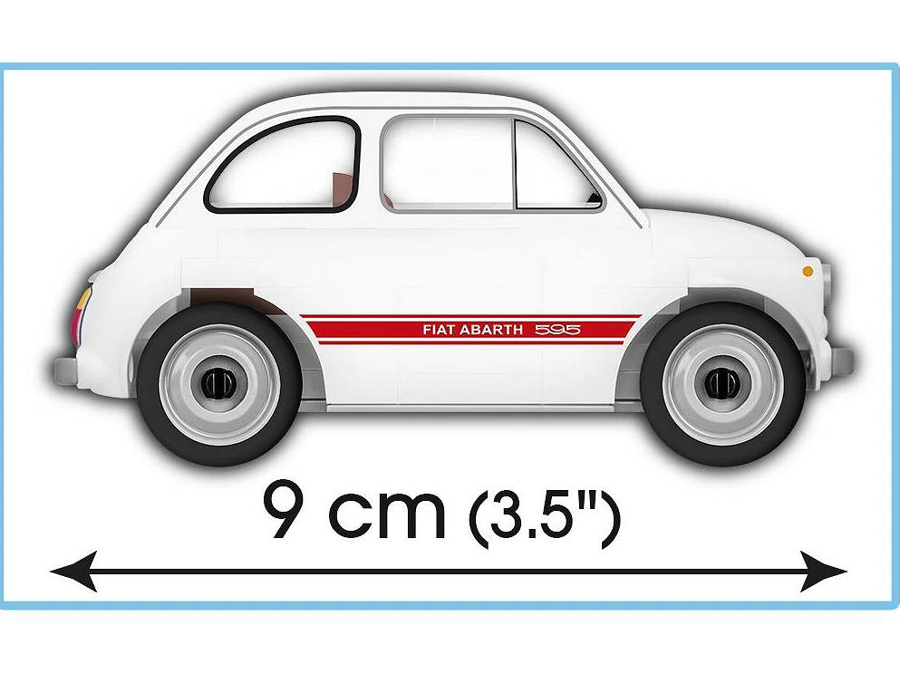 Set COBI kocke auto 1965 Fiat Abarth 595 (24524) | Svijet-medija.hr