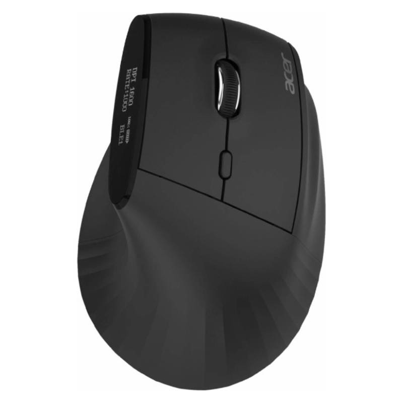 Miš Acer HP.EXPBG.020 Smart Fit vertikalni miš bežični OLED ekran crni ...